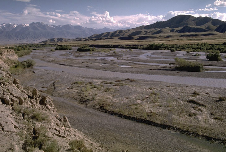 Braided channels, Kyrgyzstan. – Geology Pics