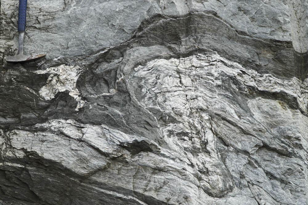 Folded gneiss, North Carolina – Geology Pics