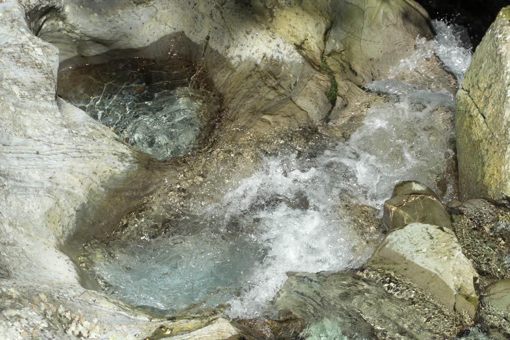 Potholes being eroded by flowing water – Geology Pics