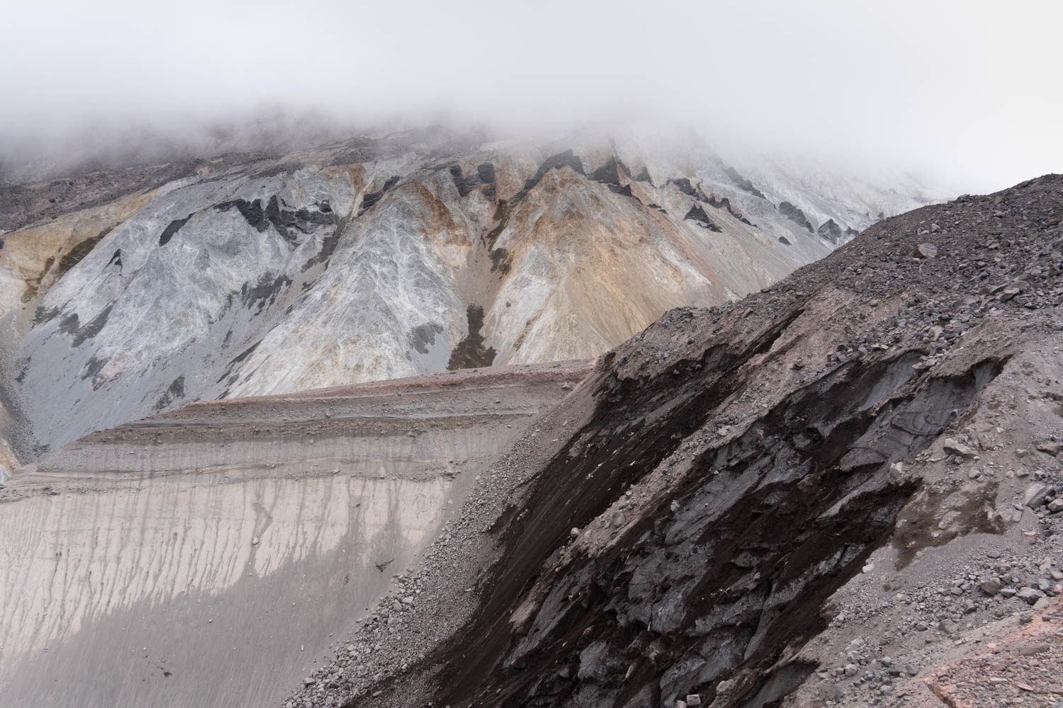 Glacier, pyroclastics, and dome, Mt. St. Helens, WA – Geology Pics